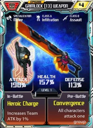 Grimlock (13) Weapon | Transformers Legends Wiki | Fandom
