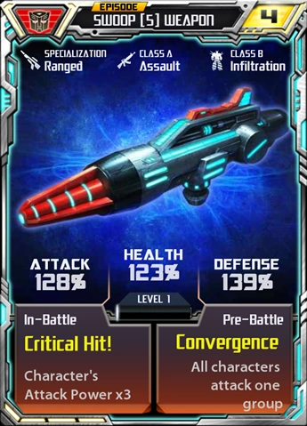 Swoop (5) Weapon | Transformers Legends Wiki | Fandom