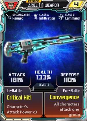 Ariel (1) Weapon | Transformers Legends Wiki | Fandom
