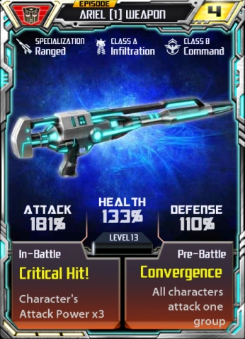Ariel (1) Weapon | Transformers Legends Wiki | Fandom