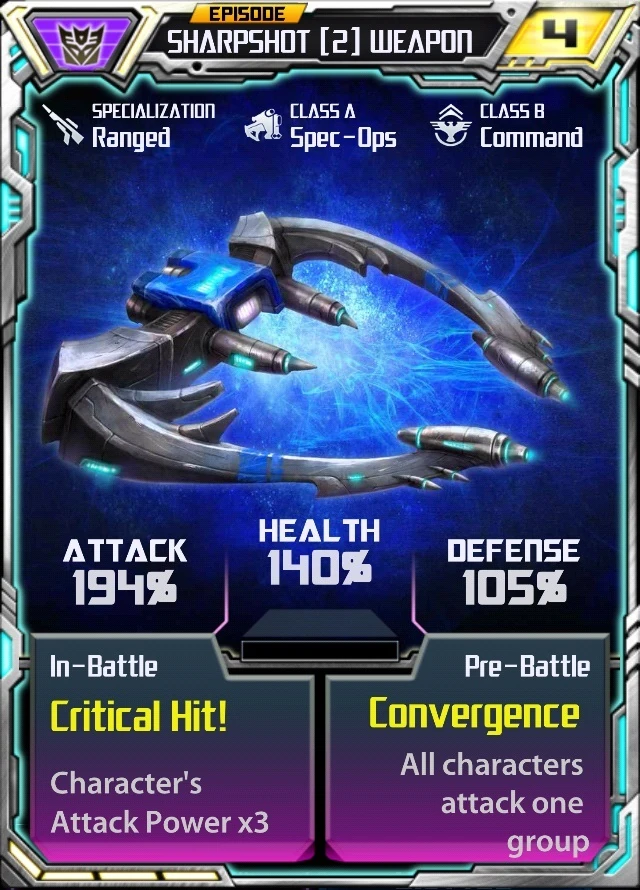 Sharpshot (2) Weapon | Transformers Legends Wiki | Fandom