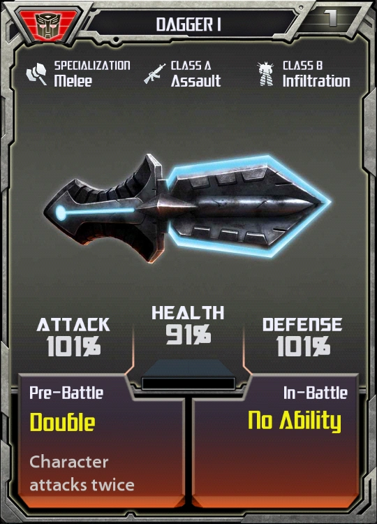 Dagger I | Transformers Legends Wiki | Fandom