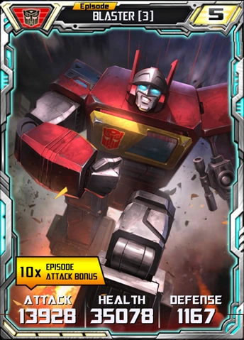Blaster (3) | Transformers Legends Wiki | Fandom