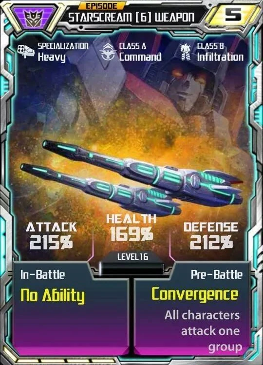 Starscream (6) Weapon | Transformers Legends Wiki | Fandom