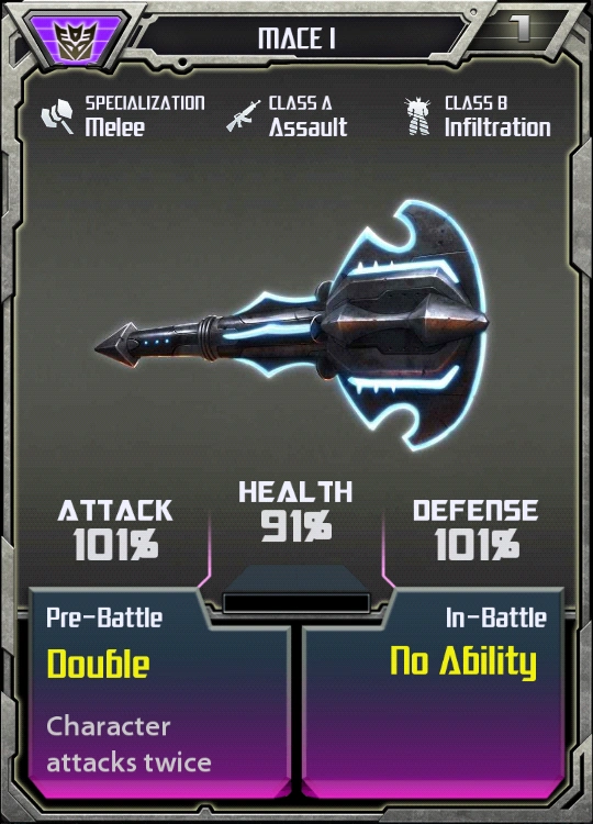 Mace I/Decepticon | Transformers Legends Wiki | Fandom