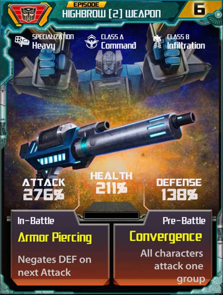 Highbrow (2) Weapon | Transformers Legends Wiki | Fandom