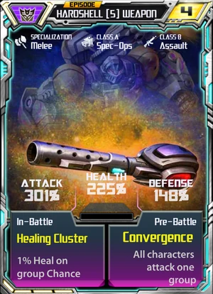 Hardshell (5) Weapon | Transformers Legends Wiki | Fandom