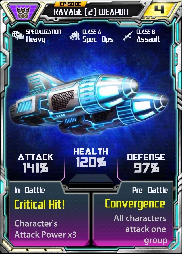 Ravage (2) Weapon | Transformers Legends Wiki | Fandom
