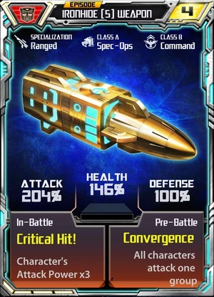 Ironhide (5) Weapon | Transformers Legends Wiki | Fandom