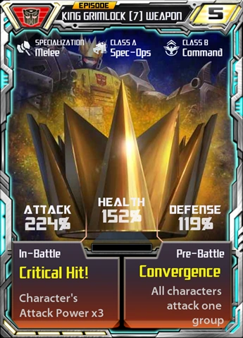 King Grimlock (7) Weapon | Transformers Legends Wiki | Fandom