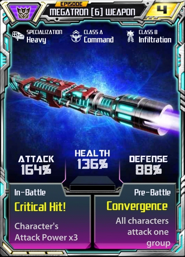 Megatron (6) Weapon | Transformers Legends Wiki | Fandom