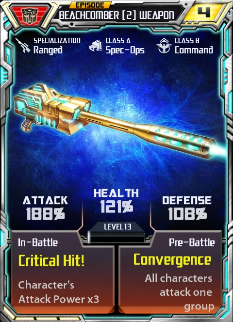 Beachcomber (2) Weapon | Transformers Legends Wiki | Fandom