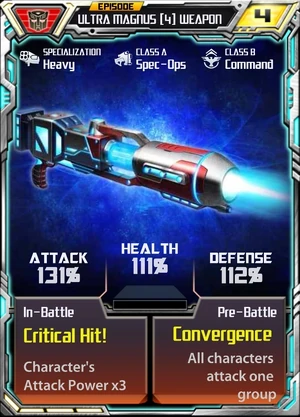 Ultra Magnus (4) Weapon | Transformers Legends Wiki | Fandom