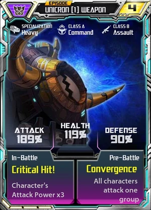 Unicron (1) Weapon | Transformers Legends Wiki | Fandom