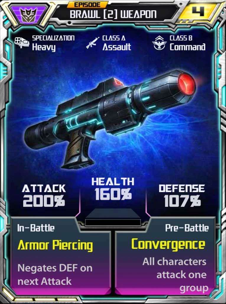 Brawl (2) Weapon | Transformers Legends Wiki | Fandom