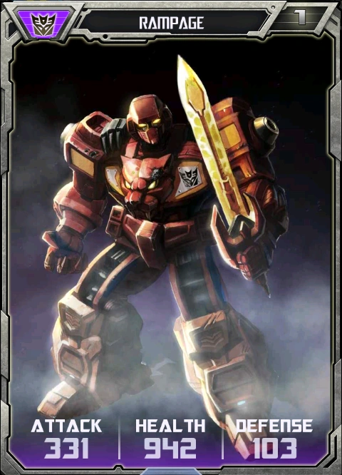 Rampage | Transformers Legends Wiki | Fandom