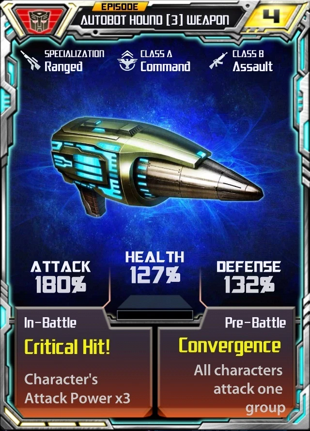 Autobot Hound (3) Weapon | Transformers Legends Wiki | Fandom