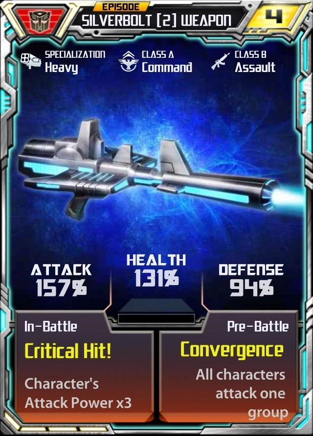Silverbolt (2) Weapon | Transformers Legends Wiki | Fandom