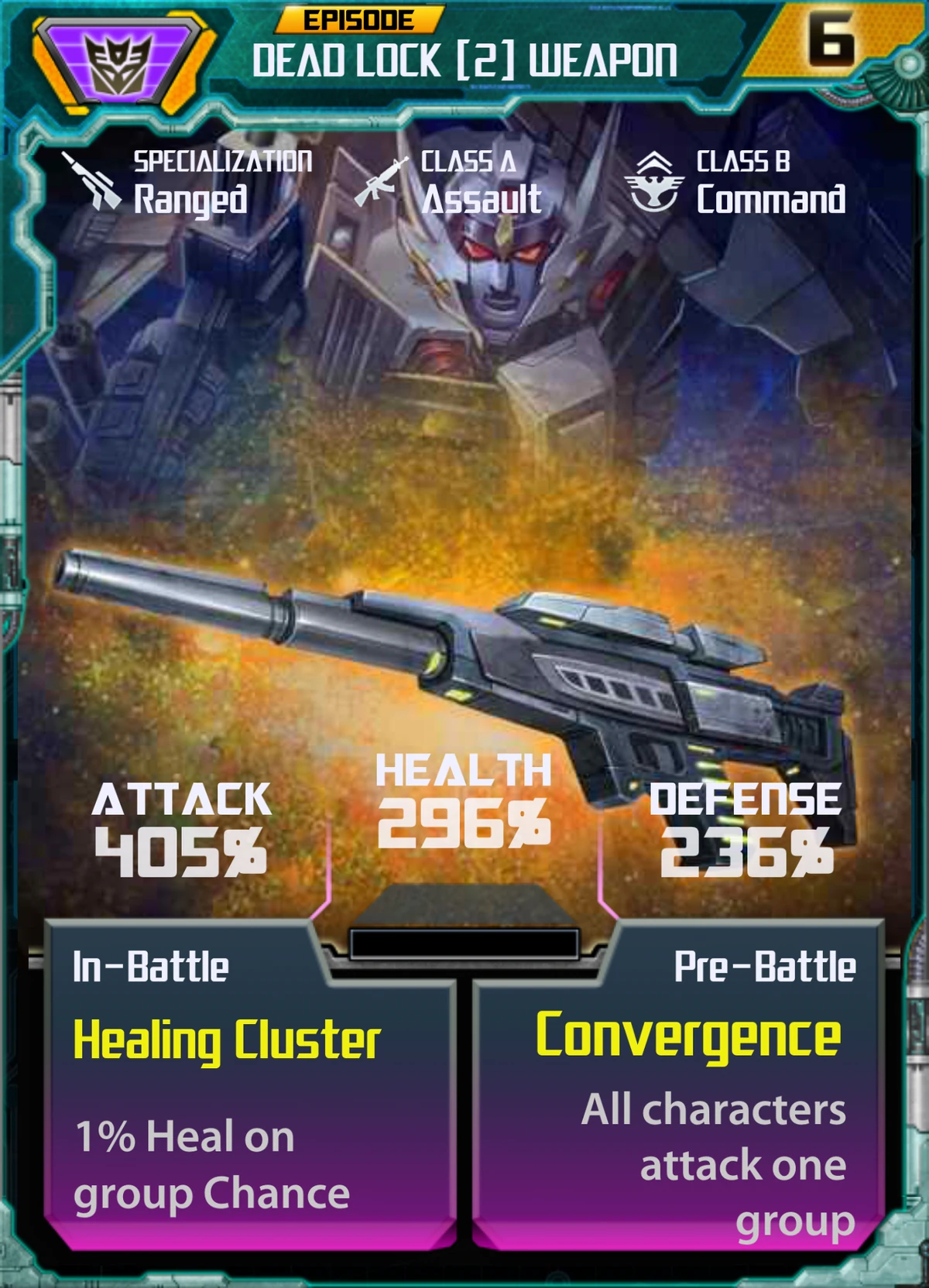 Deadlock (2) Weapon | Transformers Legends Wiki | Fandom