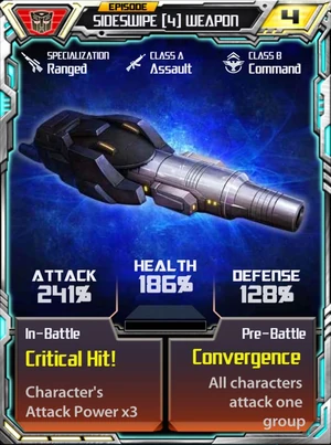 Sideswipe (4) Weapon | Transformers Legends Wiki | Fandom