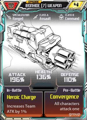 Ironhide (7) Weapon | Transformers Legends Wiki | Fandom