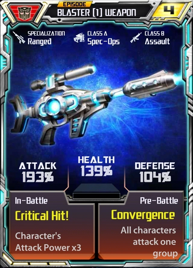 Blaster (1) Weapon | Transformers Legends Wiki | Fandom