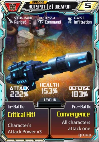 Hotspot (2) Weapon | Transformers Legends Wiki | Fandom