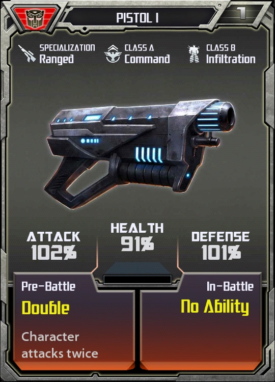 Pistol I | Transformers Legends Wiki | Fandom