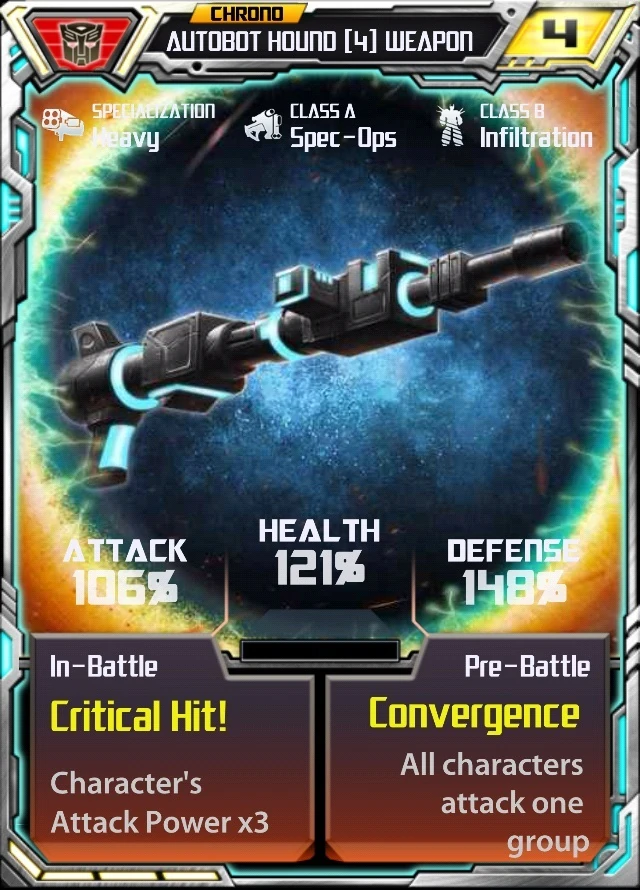 Autobot Hound (4) Weapon | Transformers Legends Wiki | Fandom
