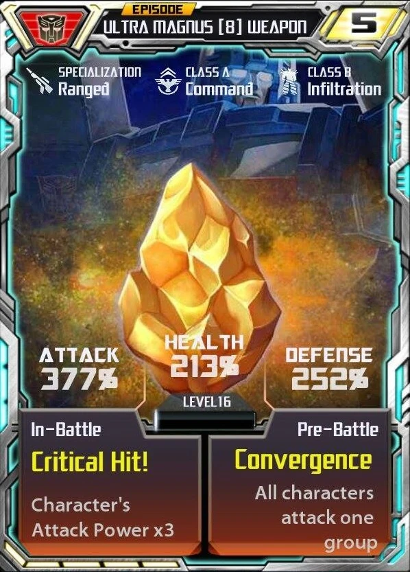Ultra Magnus (8) Weapon | Transformers Legends Wiki | Fandom