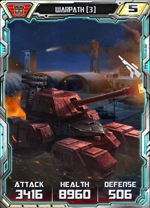 Warpath (3) | Transformers Legends Wiki | Fandom
