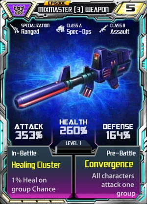 Mixmaster (3) Weapon | Transformers Legends Wiki | Fandom