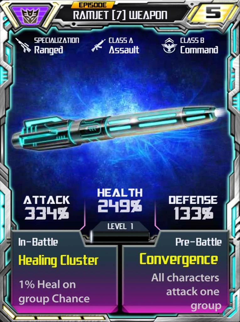 Ramjet (7) Weapon | Transformers Legends Wiki | Fandom