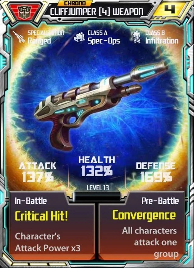 Cliffjumper (4) Weapon | Transformers Legends Wiki | Fandom