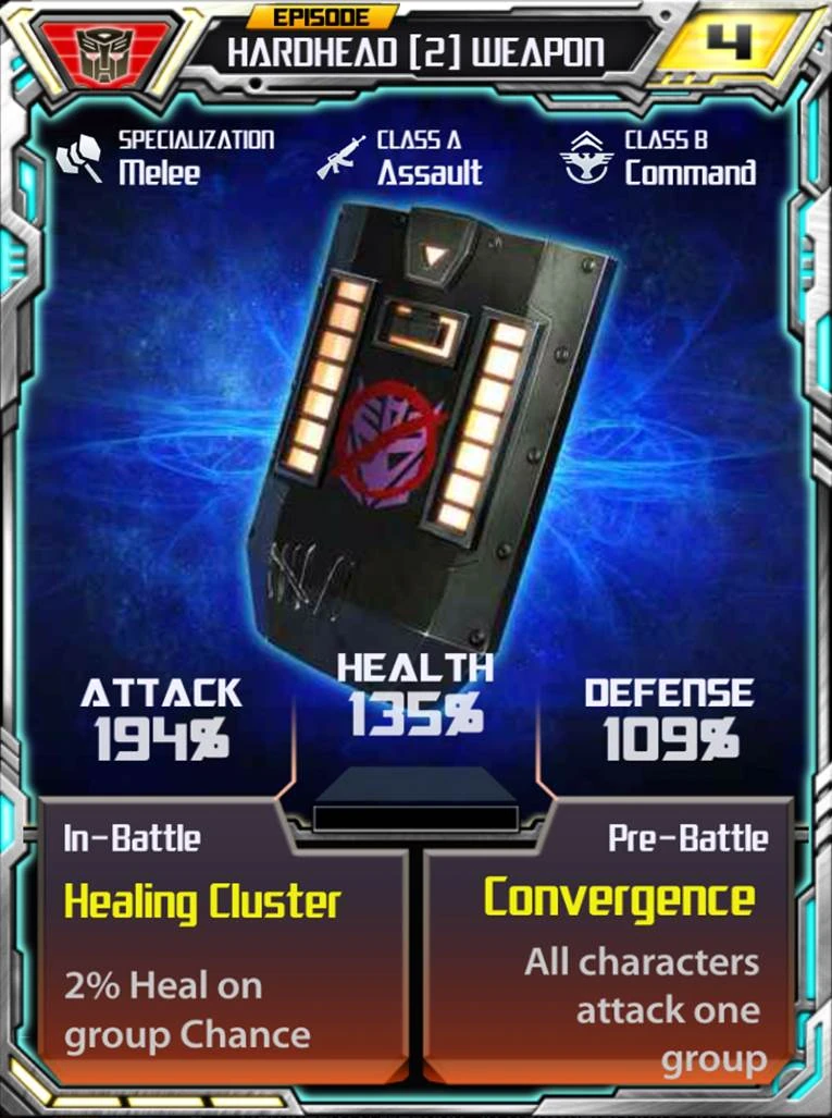 Hardhead (2) Weapon | Transformers Legends Wiki | Fandom