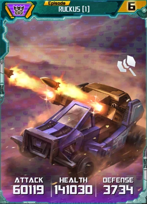 Ruckus (1) | Transformers Legends Wiki | Fandom