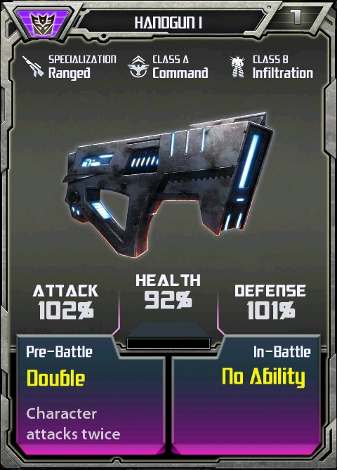 Handgun I | Transformers Legends Wiki | Fandom