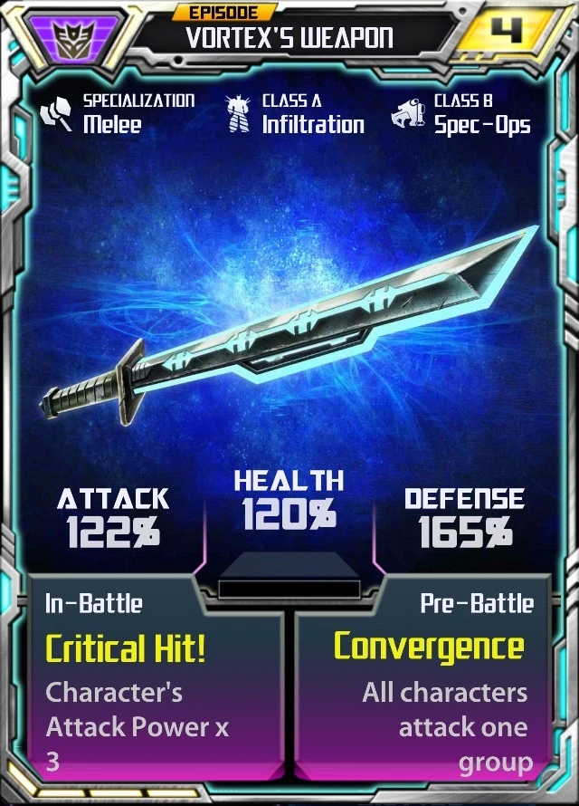 Vortex (1) Weapon | Transformers Legends Wiki | Fandom