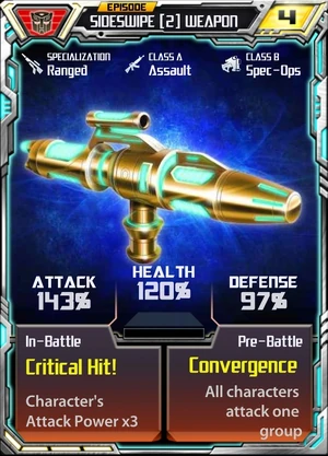 Sideswipe (2) Weapon | Transformers Legends Wiki | Fandom