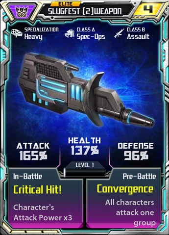 Slugfest (2) Weapon | Transformers Legends Wiki | Fandom