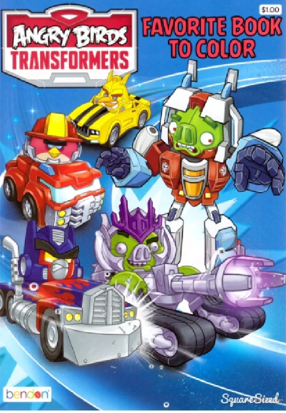 Angry Birds Transformers Favorite Book to Color | Transformers вики ...