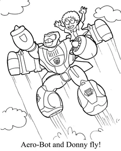 rescue bots coloring book