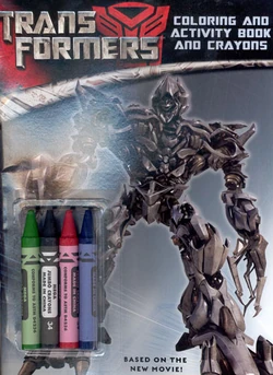 transformers movie coloring book
