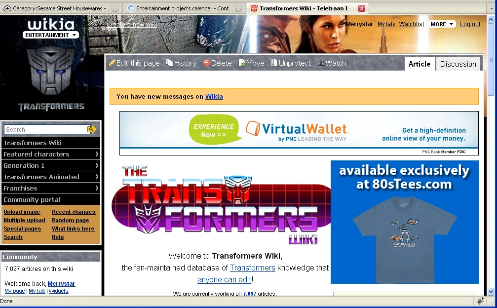 Transformers Wiki talk:Community Portal | Teletraan I: The Transformers ...