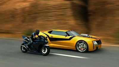 Transformer Prime Bumblebee Car