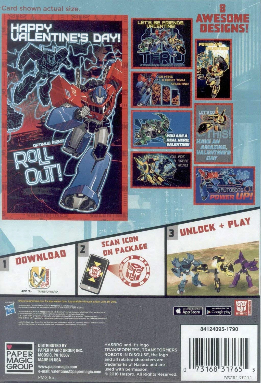 Robots in Disguise Valentines (PMG) | Teletraan I: The Transformers ...