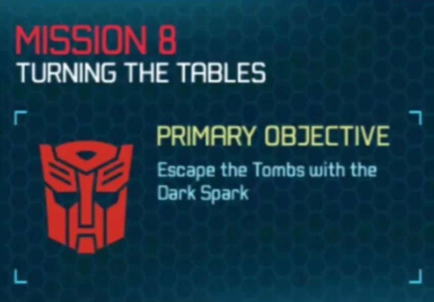 Turning the Tables (Миссия) | Transformers вики | Fandom