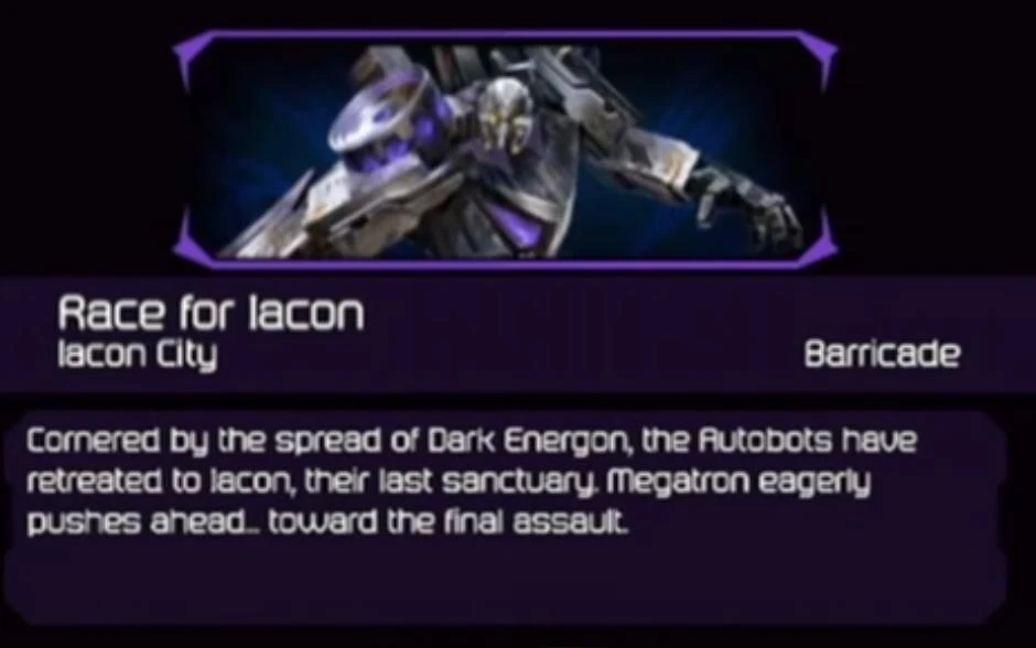 Race for Iacon (Миссия) | Transformers вики | Fandom