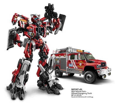 Transformers Prime Ratchet Vehicle Mode