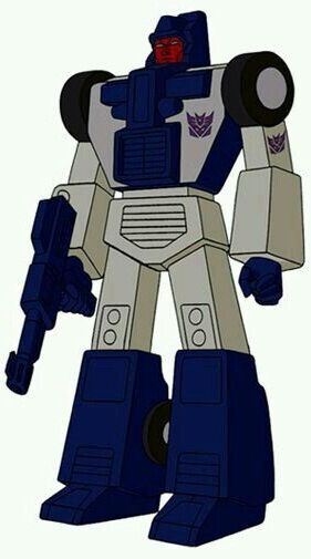 Blue and white transformer store